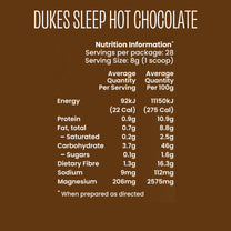 Dukes Sleep Hot Chocolate | Dukes® Weight Loss